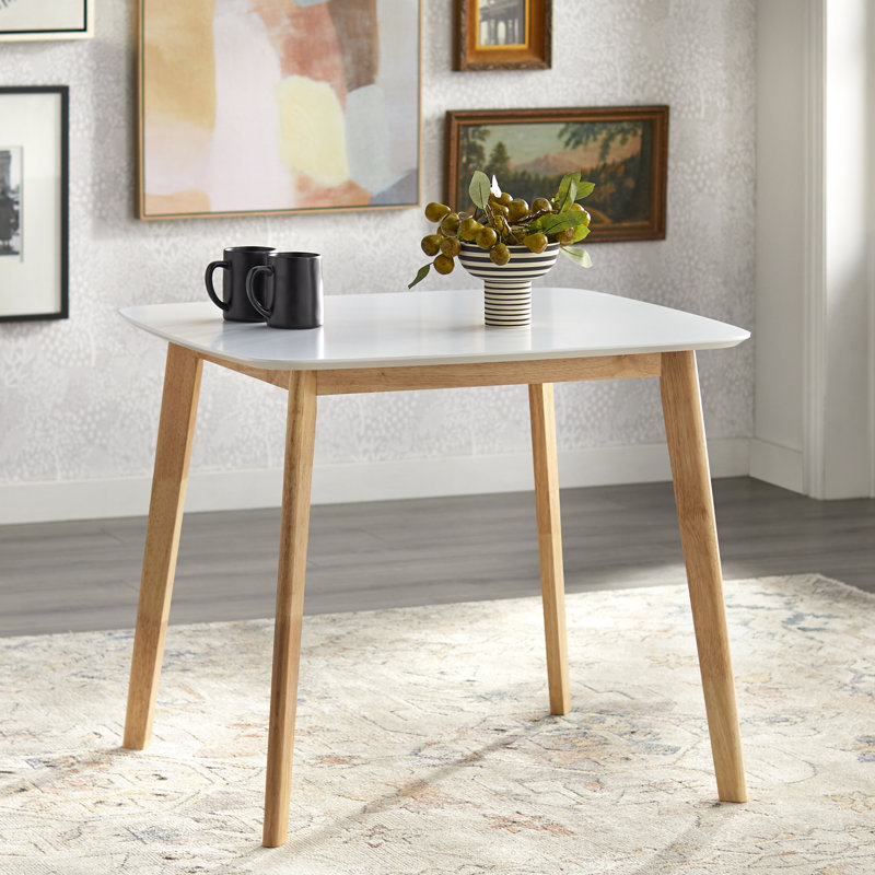 Ebern Designs Eppinger Modern Solid Wood Dining Table Reviews Wayfair